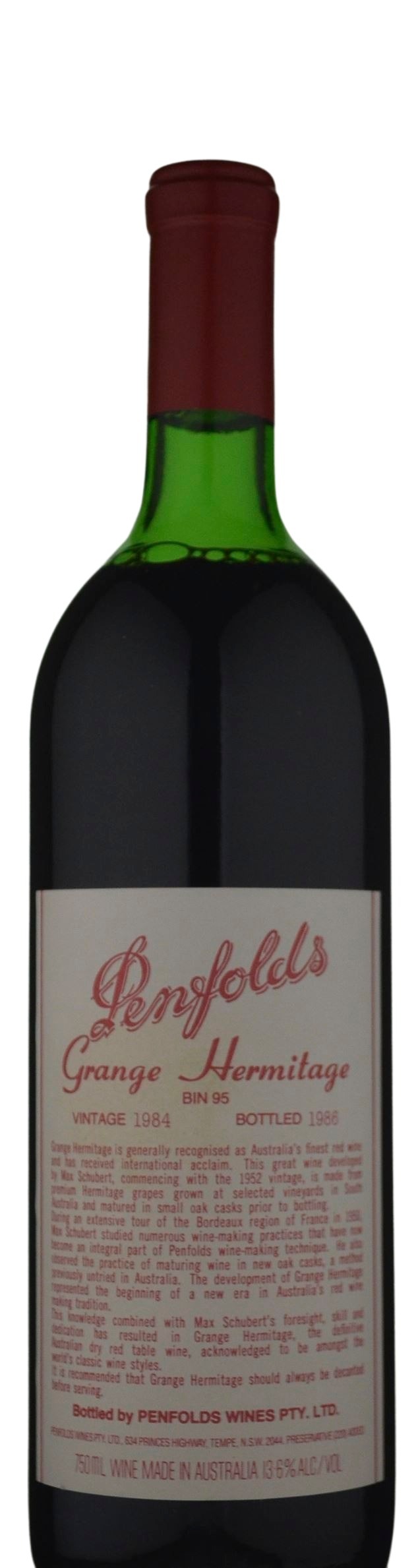 Penfolds Grange Shiraz 1984 ( in stock) | Cellarit