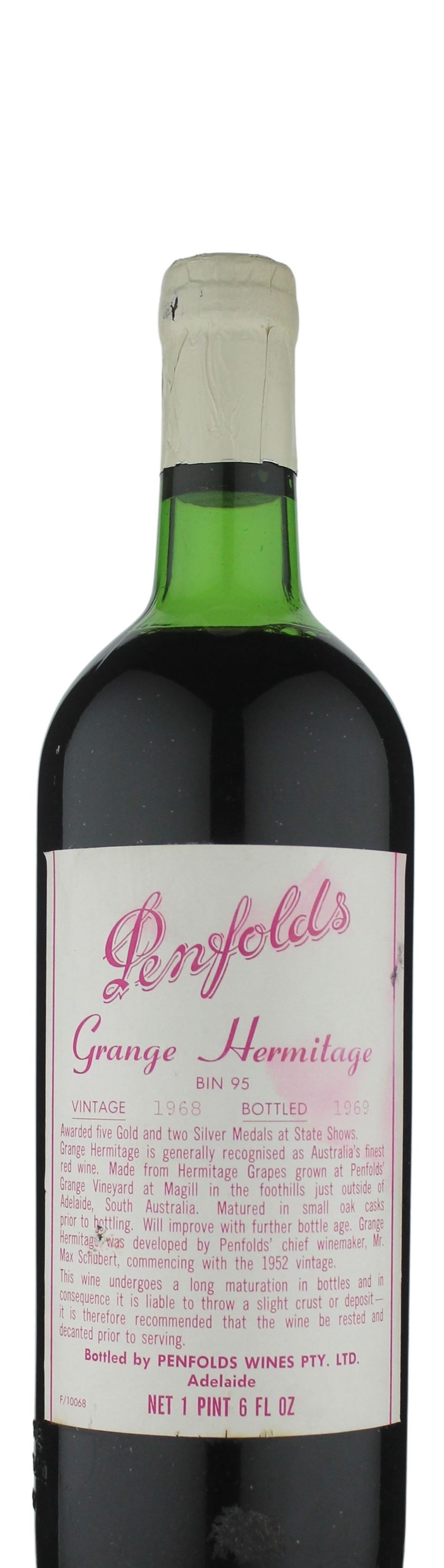 Penfolds Grange Shiraz 1968 ( in stock) | Cellarit
