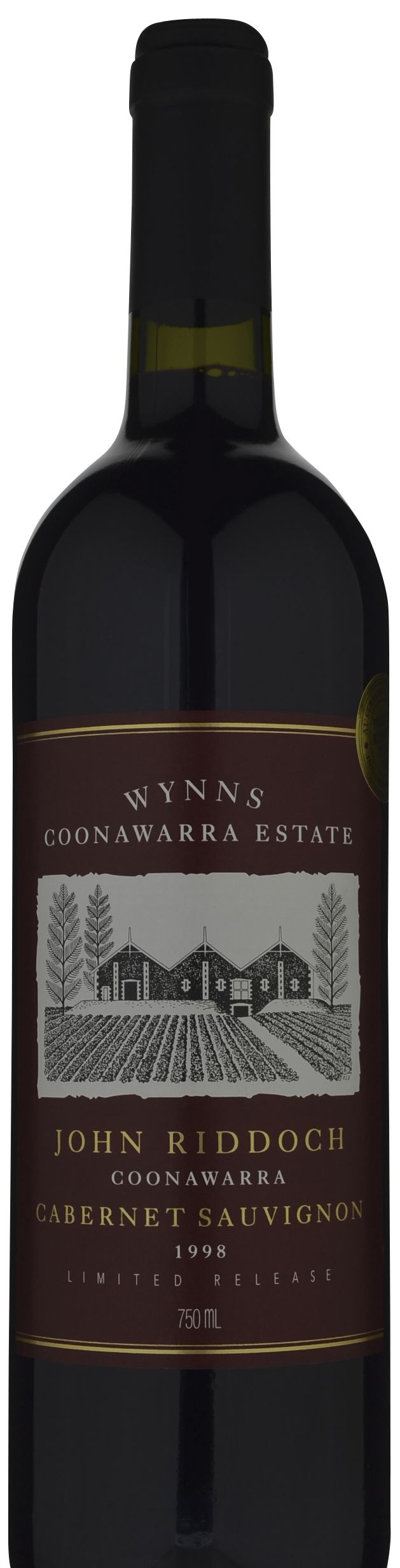 Wynns Coonawarra Estate John Riddoch Cabernet Sauvignon 1998 » $195.00 ...