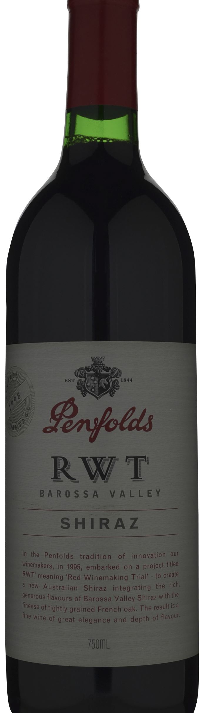 Penfolds RWT Barossa Valley Shiraz 1998 » $219.00 ( in stock) | Cellarit