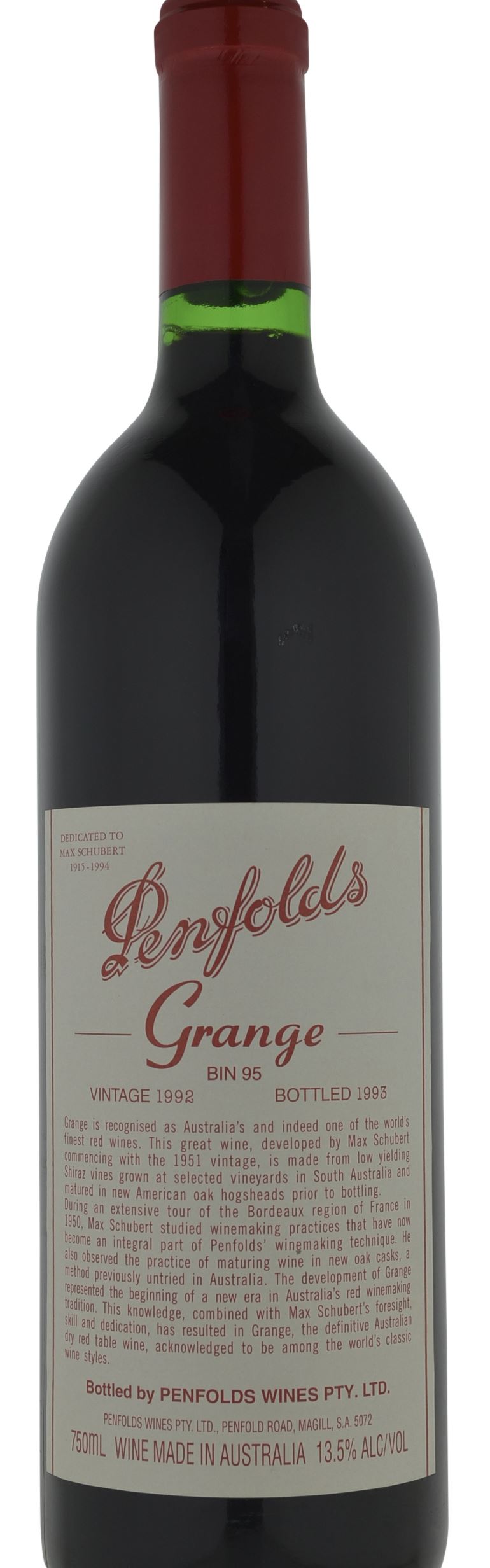 Penfolds Grange Shiraz 1992 ( in stock) | Cellarit