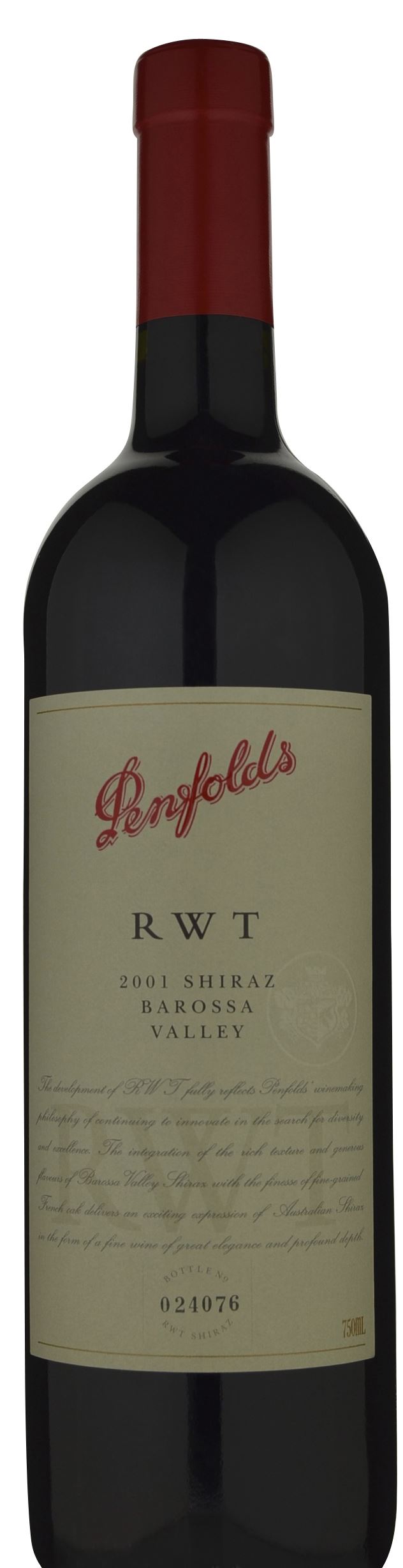 Penfolds RWT Barossa Valley Shiraz 2001 » $219.00 ( in stock) | Cellarit