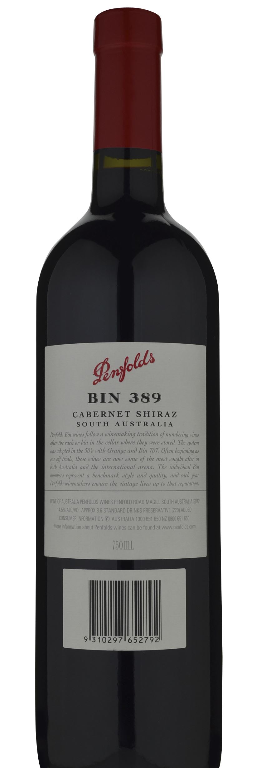 Penfolds Bin 389 Cabernet Shiraz 2004 » $175.00 ( in stock) | Cellarit