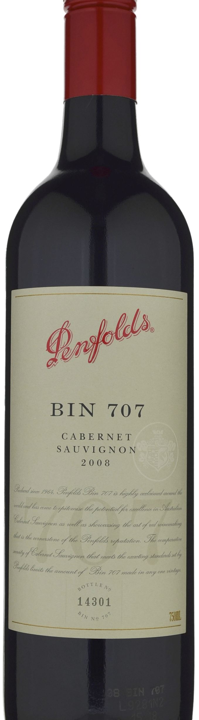 Penfolds Bin 707 Cabernet Sauvignon 2008 » $495.00 ( in stock) | Cellarit