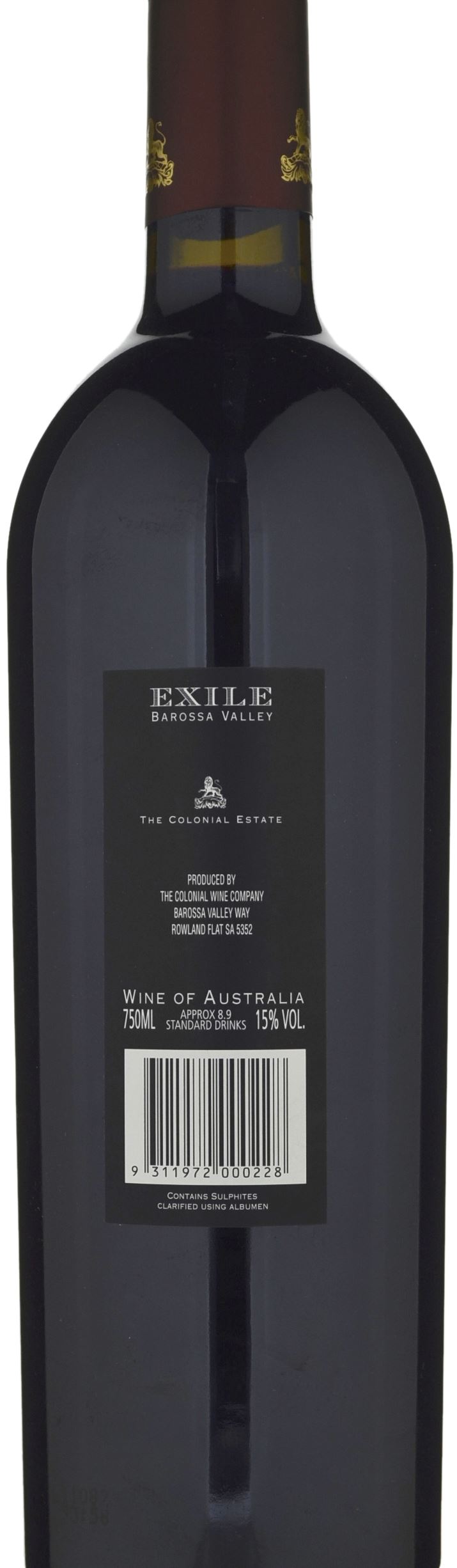 The Colonial Estate The Colonial Estate Exile Shiraz 2009 » $90.00 ( in ...