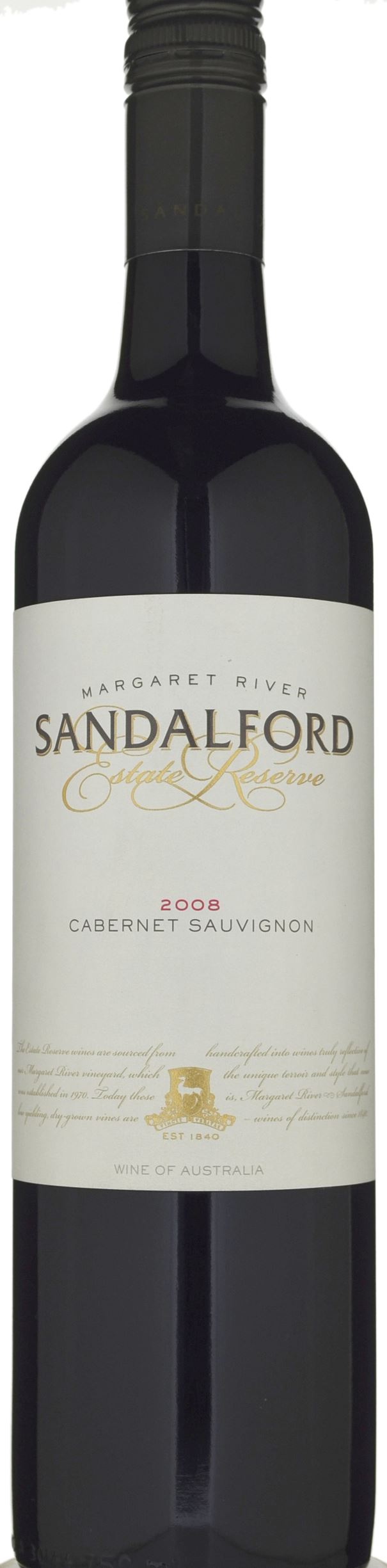 Sandalford Estate Reserve Cabernet Sauvignon 2008 » $54.90 ( in stock ...