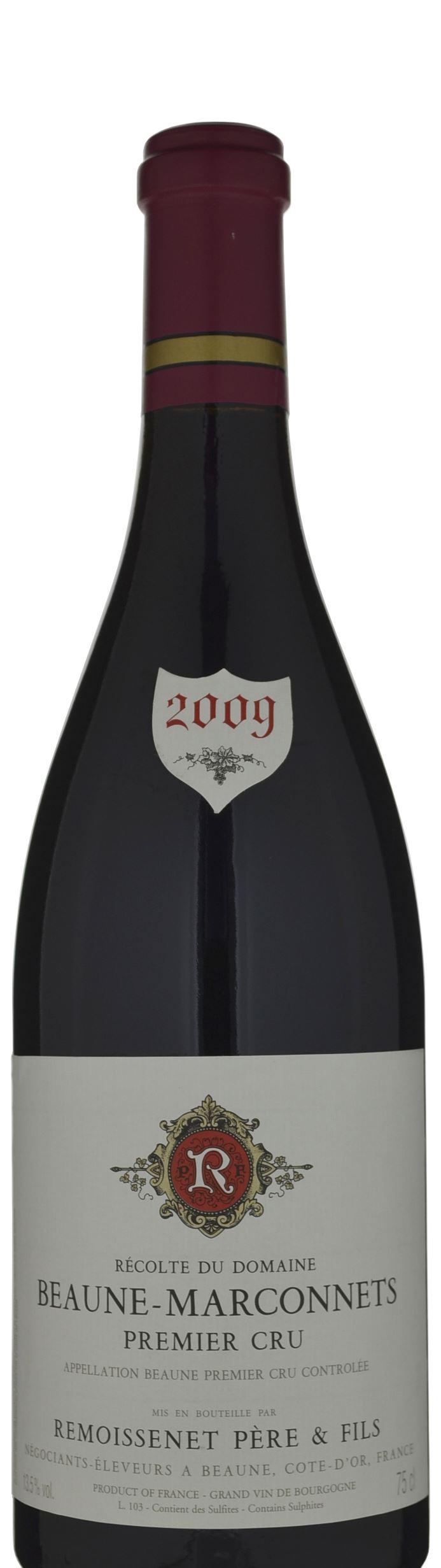 Remoissenet Pere & Fils Beaune-Marconnets 1er Cru Burgundy 2009 » $175. ...