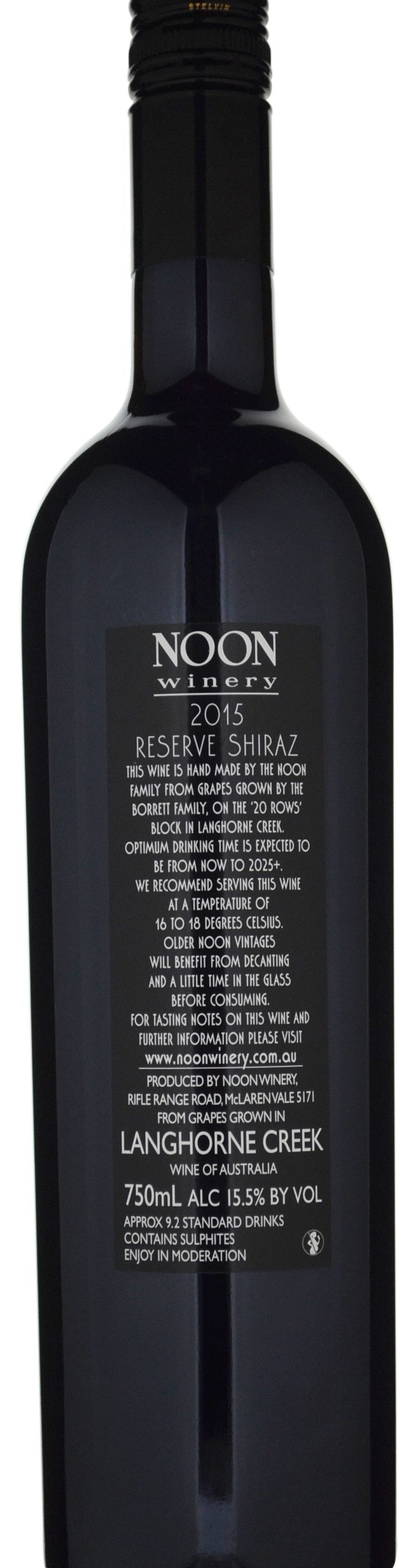 Noon Winery Reserve Shiraz 2015 » $111.00 ( in stock) | Cellarit