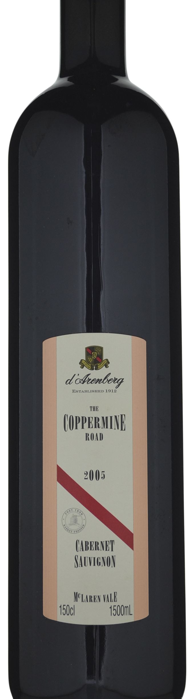 d'Arenberg The Coppermine Road Cabernet Sauvignon 2005 1500ml » $189.90 ...