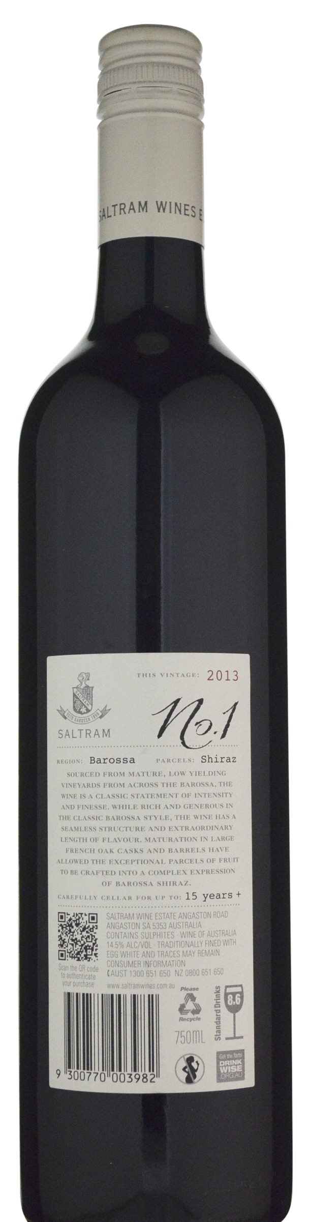 Saltram No.1 Barossa Shiraz 2013 » $109.90 ( in stock) | Cellarit