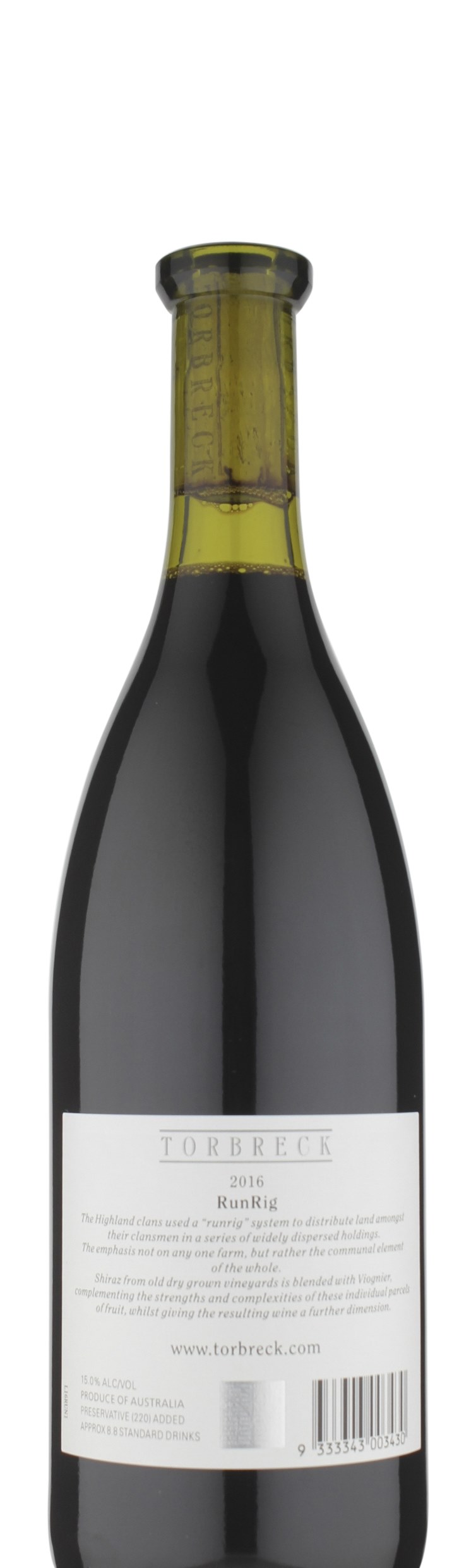 Torbreck RunRig Shiraz Viognier 2016 » $345.00 ( in stock) | Cellarit