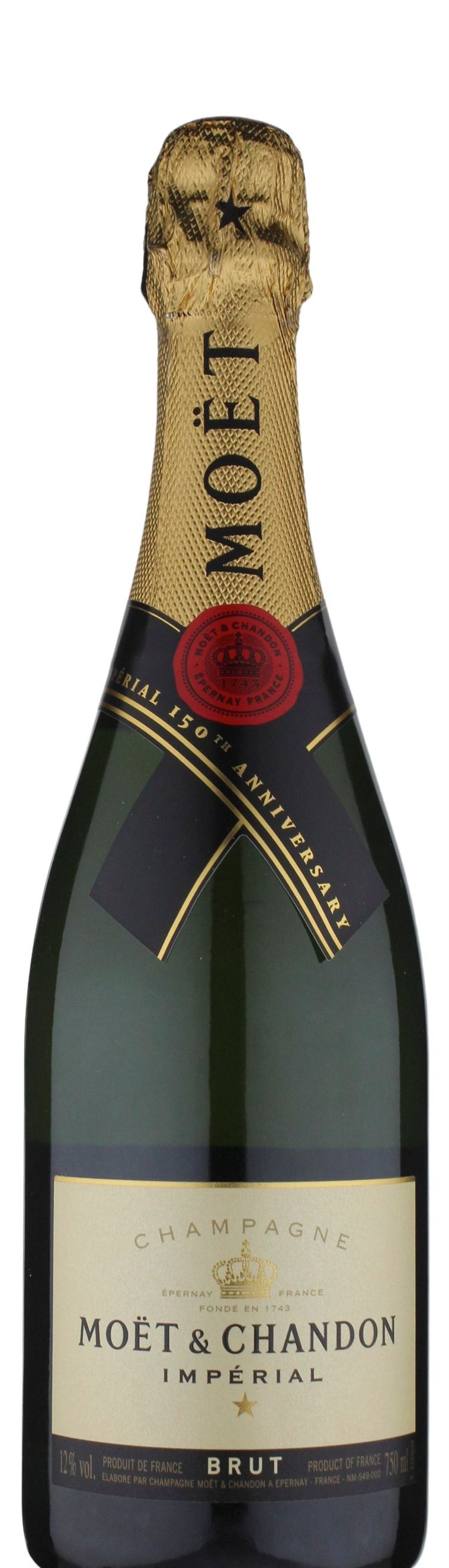 Moet & Chandon Imperial Brut "White Label" 150th Anniversary Limited ...